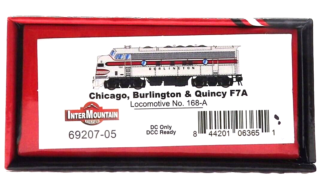 N Intermountain 69207-05 Chicago Burlington & Quincy 168A F7A Phase II ...