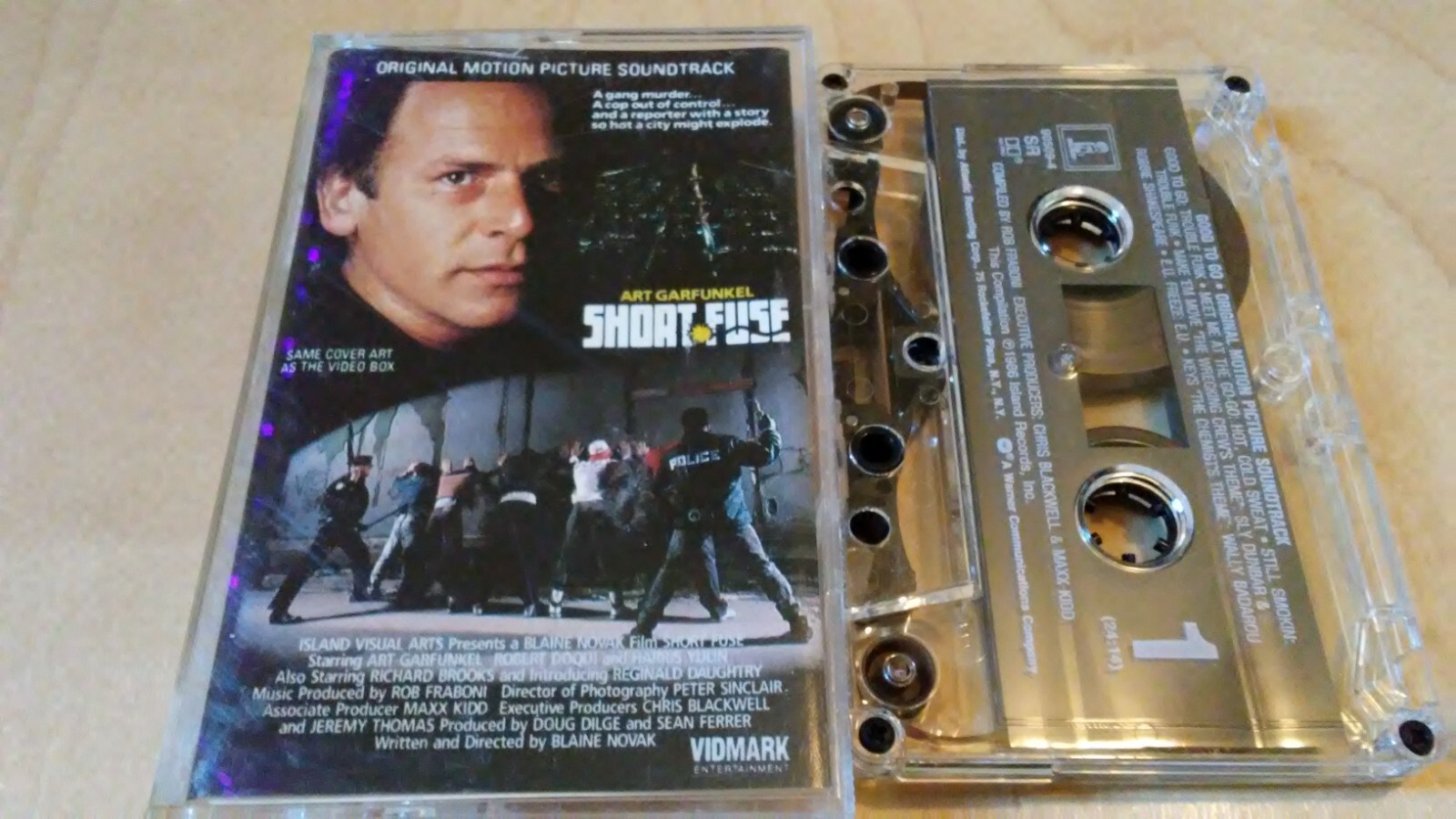 Short Fuse Original Motion Picture Soundtrack Cassette Tape Art ...