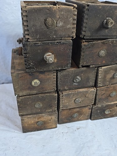 13 Antique Ford Wood Model T A Ignition Buzz Coil Battery Dovetail ...