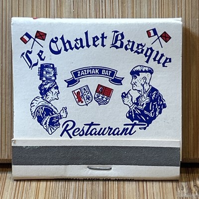 Vintage California Matchbook “Le Chalet Basque Restaurant” La Puente ...