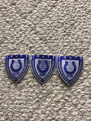 3 BALTIMORE COLTS VINTAGE PATCHES BRAND NEW CONDITION AND HARD TO FIND ...