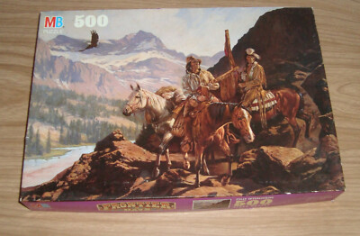 Lord of the Rockies MB Frontier Days 500 Piece Jigsaw Puzzle 13x19 ...