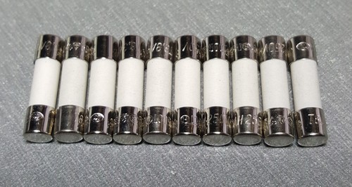 10PCS 6.3A T6.3A Ceramic Fuse M205 5mm x 20mm Slow Blow 250V AUSTRALUX ...