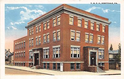 Pennsylvania Pa Postcard SCOTTDALE Westmoreland County c1910 YMCA 7 ...