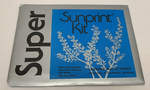 Super Sunprint Kit Solar Print Paper Sun Powered Art new/old stock | eBay