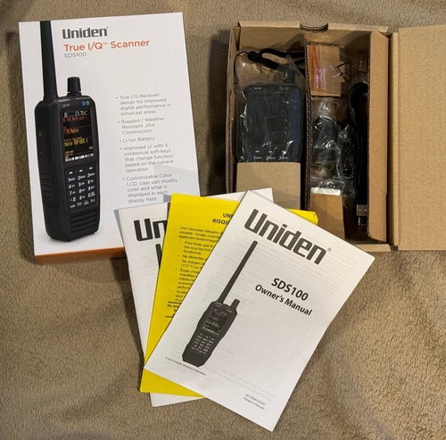 Uniden SDS100 Digital APCO Deluxe Trunking Handheld Scanner for sale ...