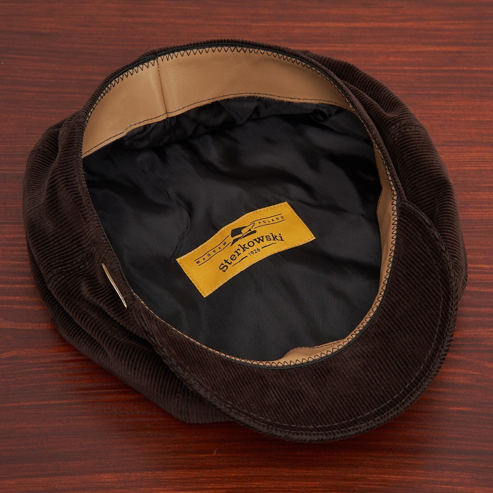 Sterkowski VIGO Corduroy Newsboy Cap Traditional Cabbie Gatsby Paper ...