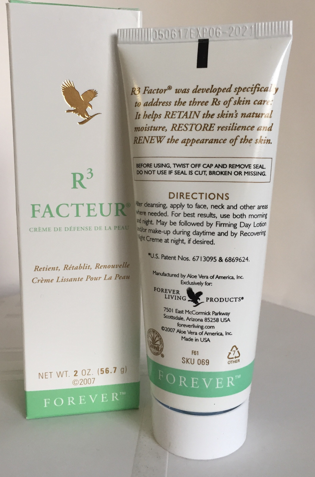 R3 FACTOR Skin Defense Creme by Forever Living (Retain, Restore, Renew ...
