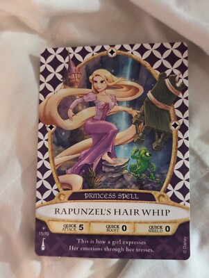 Disney Sorcerers of Magic Kingdom card 15/70 Rapunzel's Hair whip ...