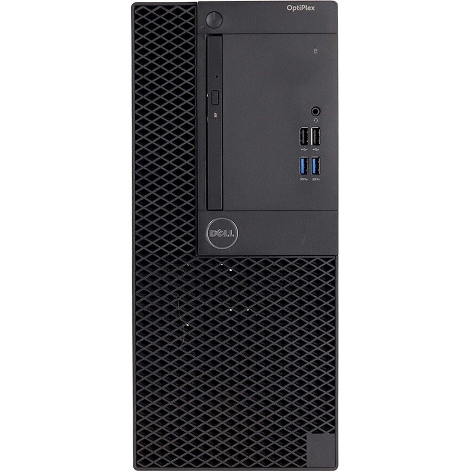 Dell i3 Desktop Computer Tower 16GB RAM 256GB M.2 SSD Window 10 Home ...
