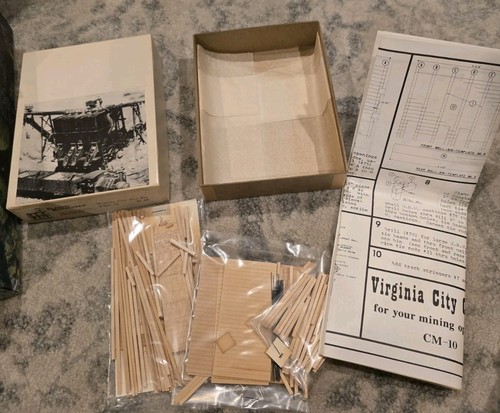 HO SCALE VIRGINIA CITY ORE BIN CM MINIATURES CM-10 TRAINS MINING ...