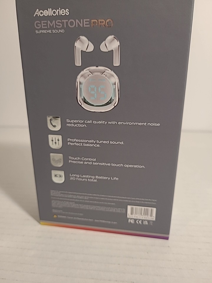 Acellories Gemstone Pro Supreme Sound LED Digital Display Bluetooth ...