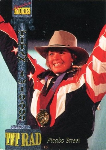 TETRAD PROMO CARD PICABO STREET SIGNATURE ROOKIES 1994 | eBay
