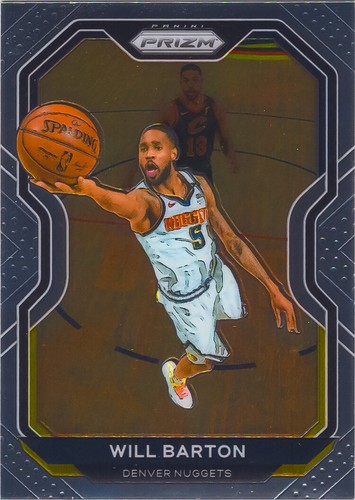 Will Barton 2020-21 Prizm Basketball Chrome Base Card #79 Denver ...