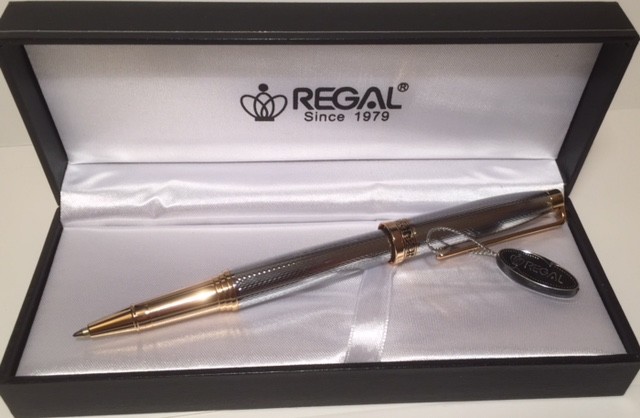 Regal Executive Lightweight Gold Edged Roller Ball Pen - George - SALE ...