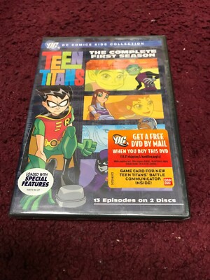 Teen Titans: The Complete First Season DVD STILL SEALED, SCRATCH ON THE ...