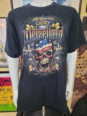 2015 Wetzelland Biker Rally Concert T Shirt 2XL XXL Bret Michaels Tommy ...