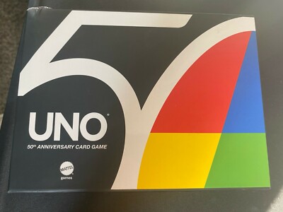 Mattel UNO 50th Anniversary Edition Card game Exclusive Gold Coin NEW ...