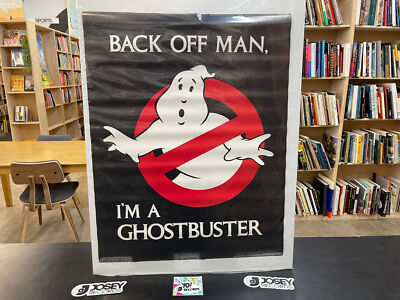 Vintage 1984 Back Off Man, I'm A Ghostbuster Poster (Original Columbia ...