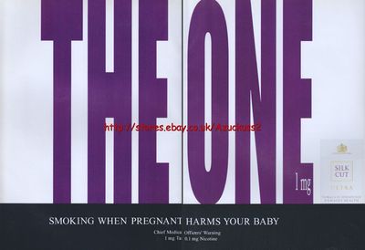 Silk Cut Cigarette "The One" 1997 Magazine Advert #3302 | eBay UK