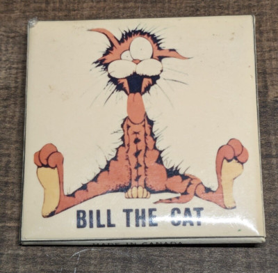 Bill the Cat Bloom County Berke Breathed Button 2" Bloom County VINTAGE ...