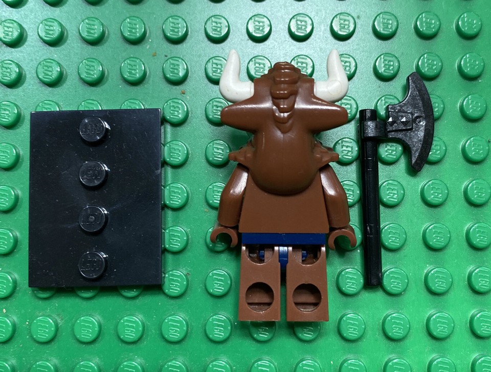 Lego Collectible Series 6 Minotaur MINIFIGURE from 8827, 2012 fantasy ...