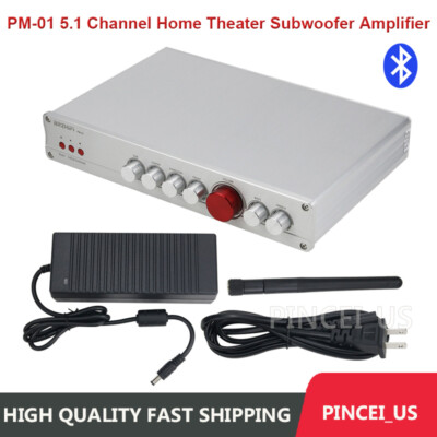 5.1 Channel Home Theater Subwoofer Amplifier Bluetooth 5.0 w/ 24V Power ...