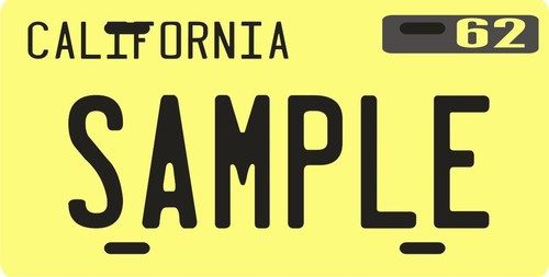 California License Plate Your Name Your State Custom Metal - Several ...