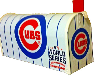 CHICAGO CUBS MAILBOX~World Series Champs~JERSEYS~HELMETS~HATS | eBay