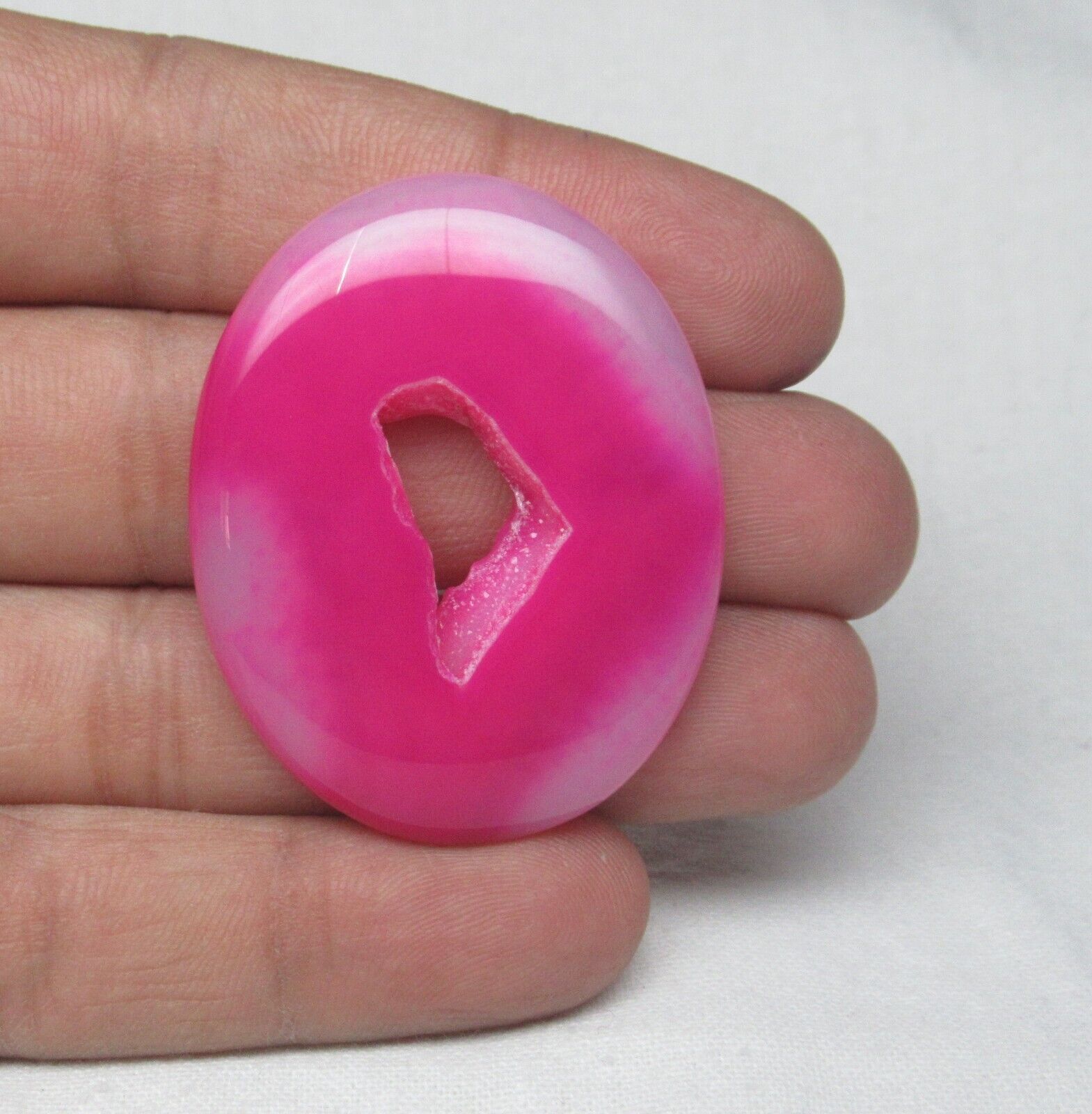 Colored Onyx Window Druzy Oval Shape 82.15 ct Loose Gemstone H 5563 | eBay