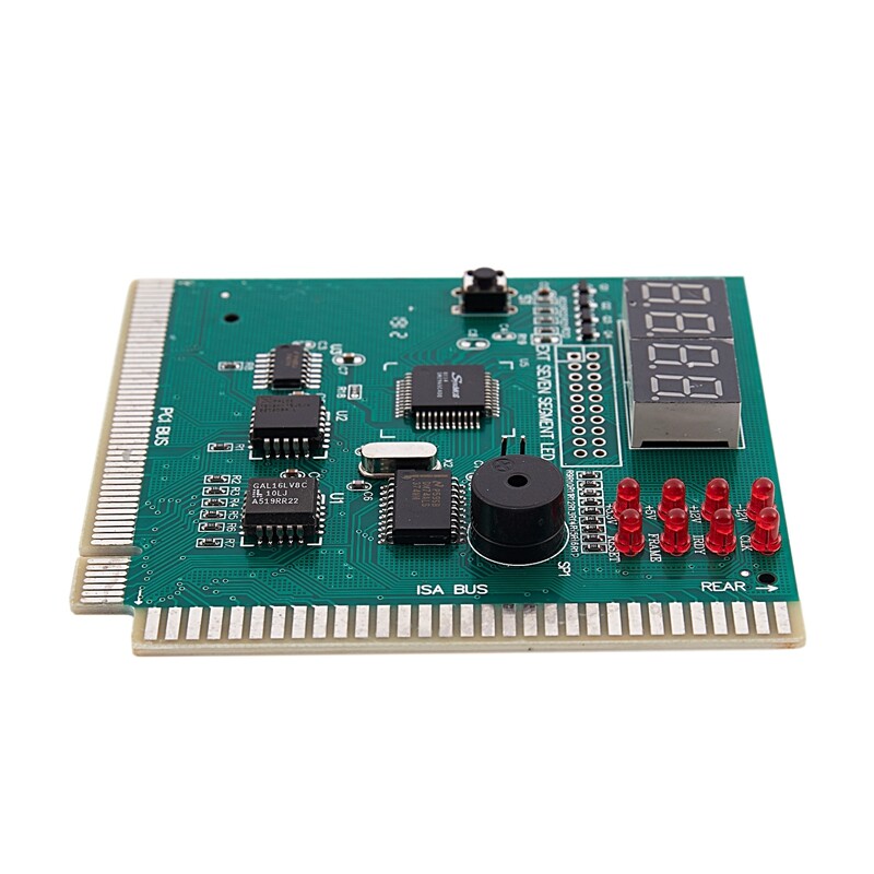 3X(PC Motherboard Diagnostic Card 4-Digit PCI/ISA POST Code Analyzer ...