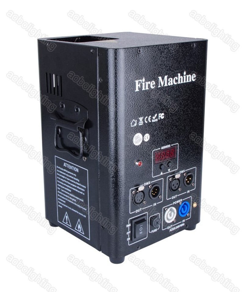 4x Mini Stage fire machine DJ Electric Fire Flame Machine DMX Spray ...