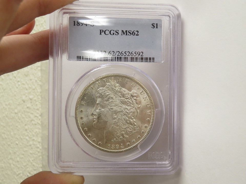1894 S Morgan Dollar PCGS MS 62 Key Date | eBay