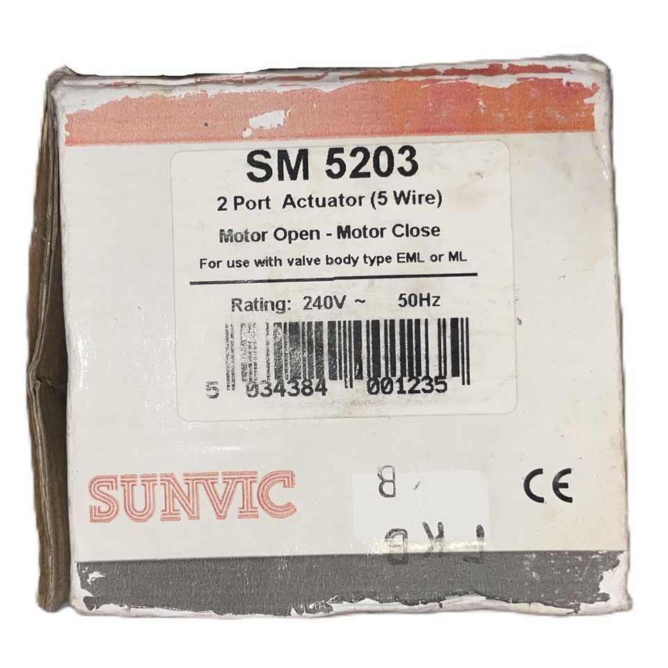 Sunvic SM5203 4515203 Minival Actuator Head, 5 Wire Diverter Zone Valve ...