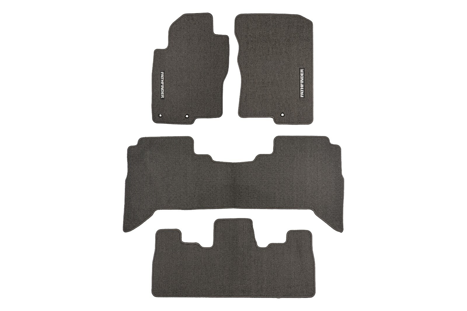 2009-2012 Nissan Pathfinder Charcoal 3 Row Carpet Floor Mats OEM NEW ...