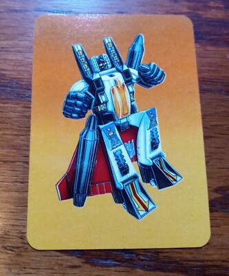 1985 Transformers Series 1 Playing Cards # 103 Ramjet Warrior ...