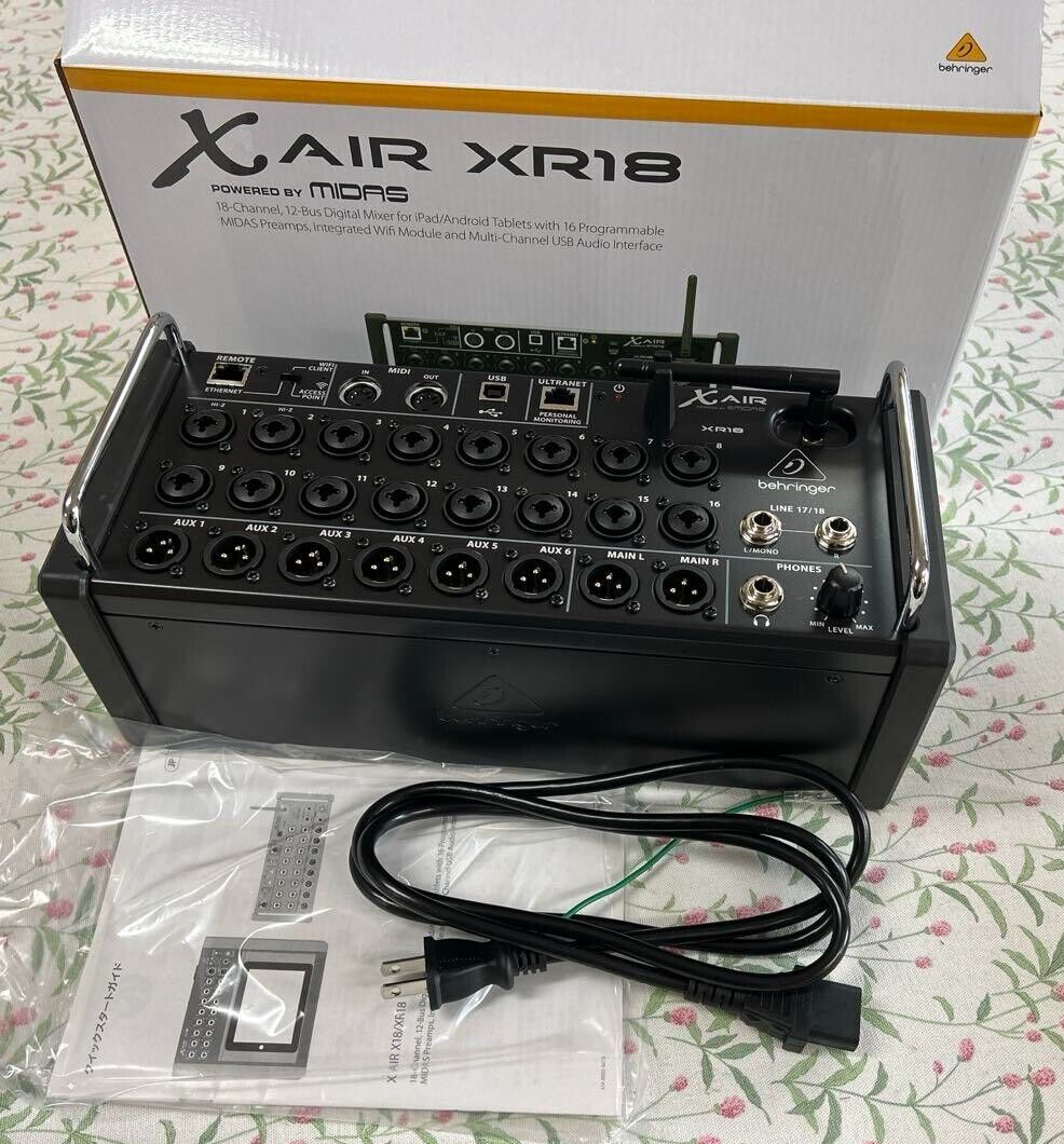 Behringer Digital Mixer iPad Android 18 Input Wifi XR18 X AIR ...