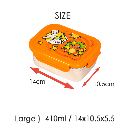 Pokemon Double Lock Stainless Steel Lunch Box -Expedited Shipping /made ...