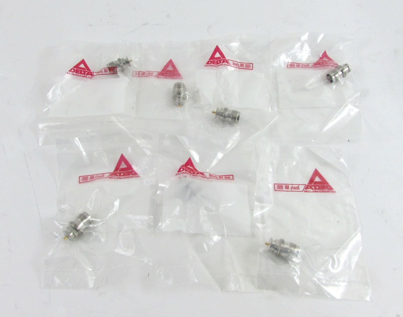 Lot of (7) TNC Receptacle Panel Mount, RF Coax Electronic Connector ...