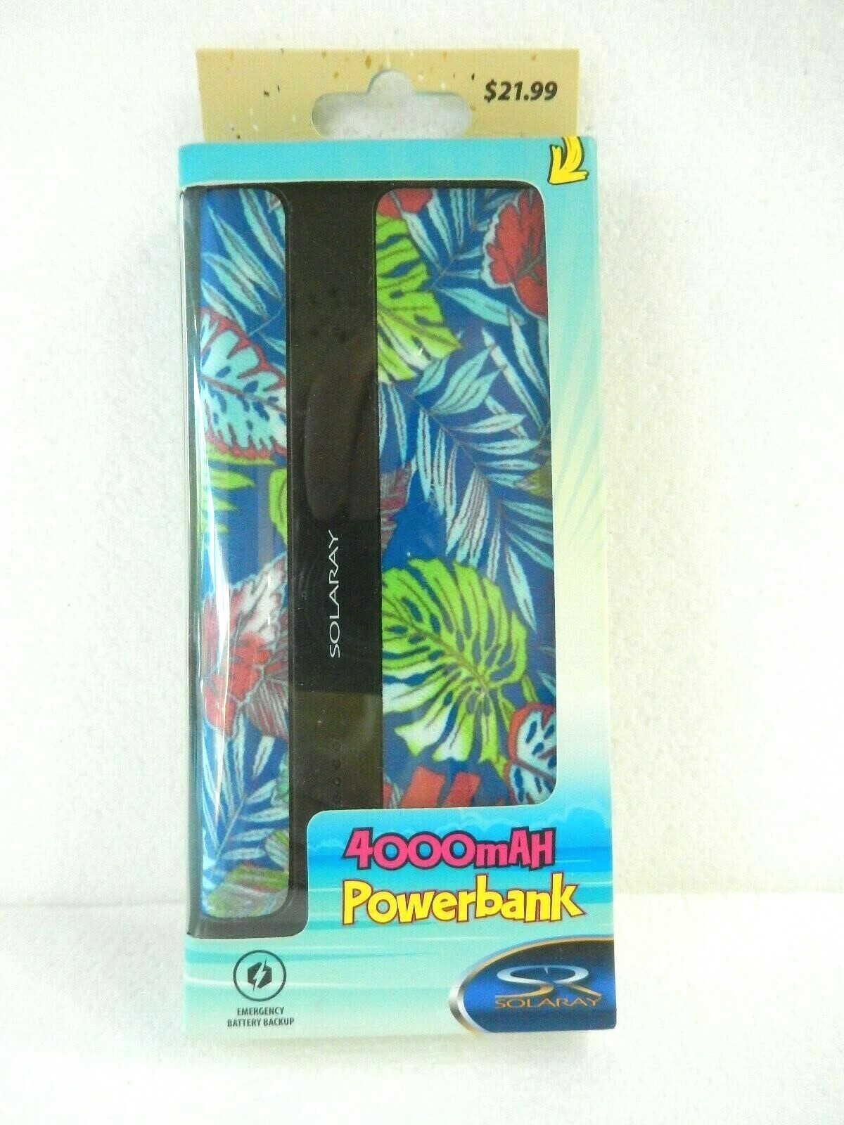 Solaray External PowerBank Portable 4000mAh Mobile Cell Phone Charger ...