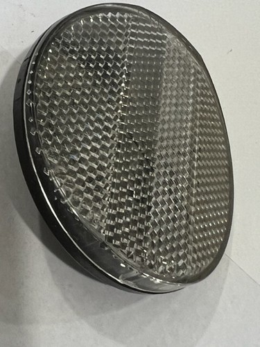 ! VINTAGE CAT EYE WHITE ROUND REFLECTOR RR-250-WZ W/NUT OLD SCHOOL ...