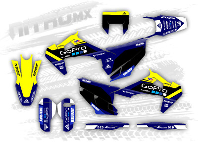 Graphics Kit fits Husqvarna TE FE 150 250 300 350 450 501 2020 2021 ...