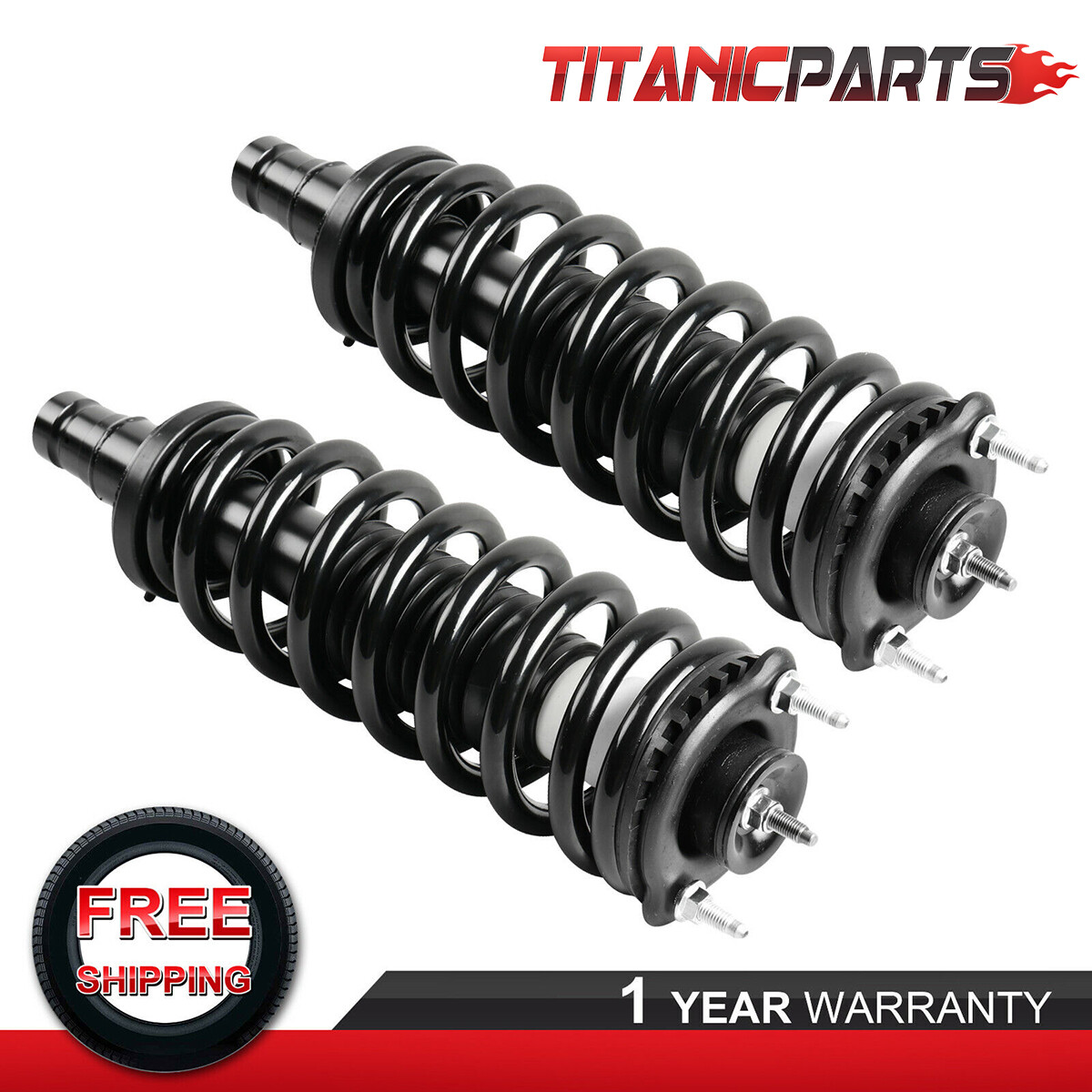 Pair(2) Front Complete Struts Assembly For Chevy Trailblazer GMC Envoy ...