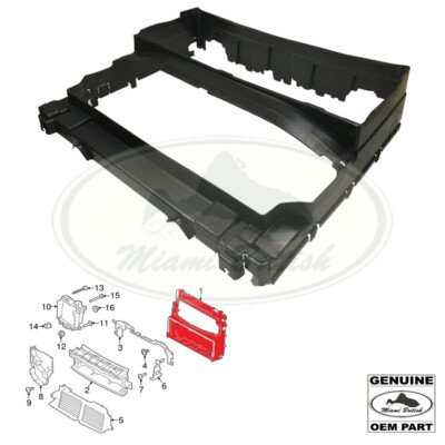 LAND ROVER FRONT DEFLECTOR AIR DUCT RANGE SPORT RANGE 13-19 LR084885 ...