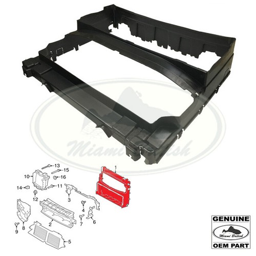 LAND ROVER FRONT DEFLECTOR AIR DUCT RANGE SPORT RANGE 13-19 LR084885 ...