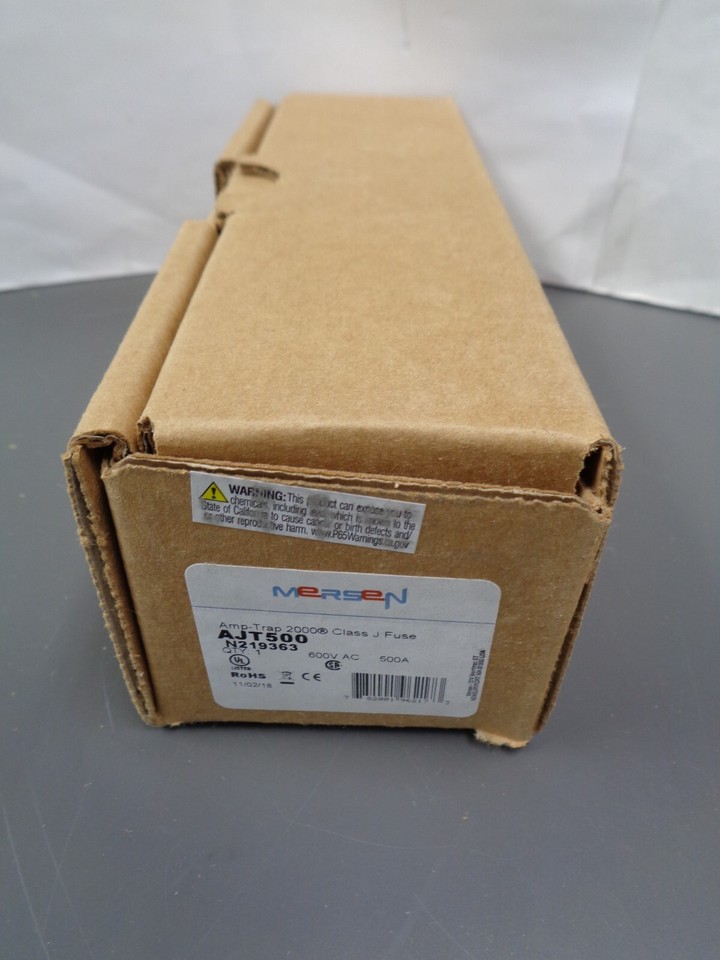 New Shawmut AJT500 Amp Fuse Smart Spot LPJ 500SP Class J 600V NIB | eBay
