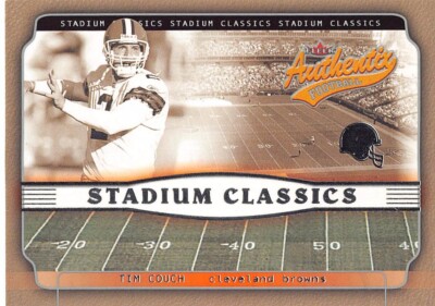 2002 Fleer Authentix Tim Couch Stadium Classics #9SC NM/MT CLEVELAND ...