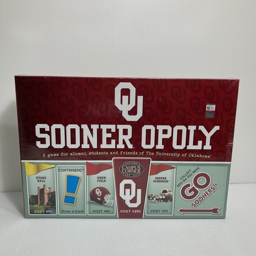 Oklahoma University Sooners SoonerOpoly Board Game Monopoly Like USA ...