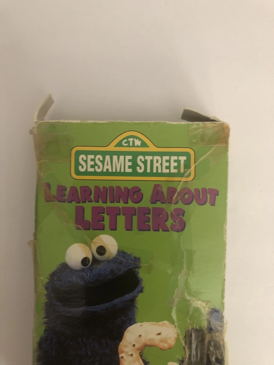Sesame Street Learning About Letters Dvd Ebay
