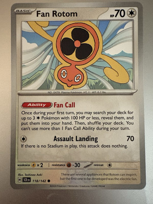 118/142 Fan Rotom | Common | Stellar Crown | eBay UK